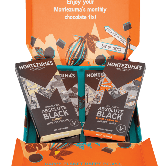 Absolute Black | 100% Dark Chocolate Bars - Montezuma's – Montezuma's ...