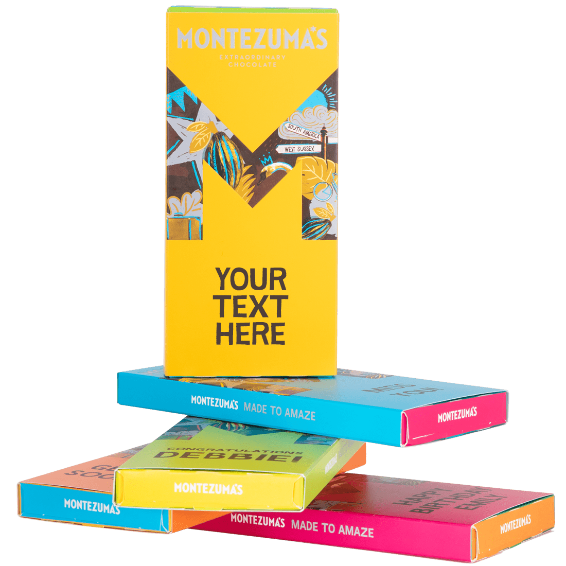 Personalised Chocolate Bar | Personalised Chocolate Gifts – Montezuma's ...
