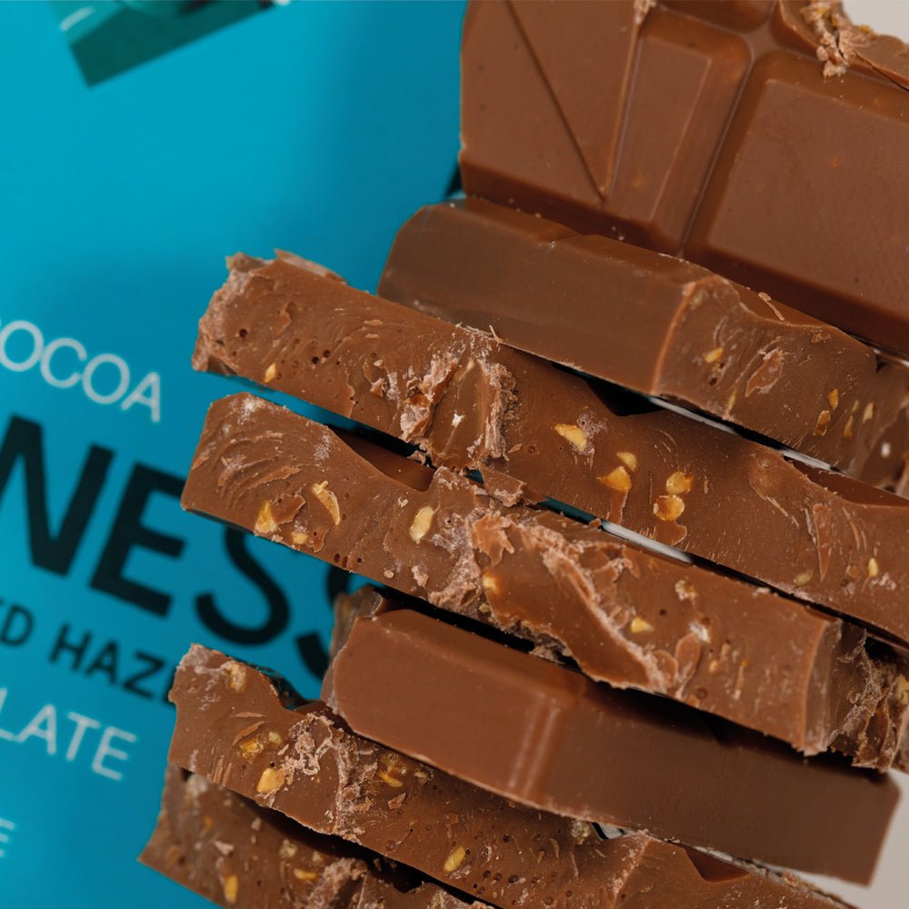 Happiness - Milk Chocolate with Salted Caramelised Hazelnuts 300g Bar ...