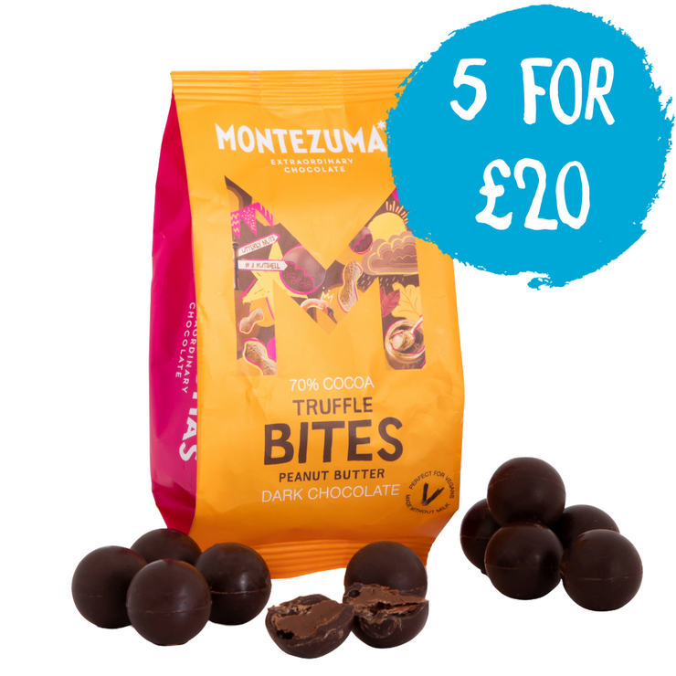 Gourmet Chocolate Truffles: Milk, Dark & White - Montezuma's ...
