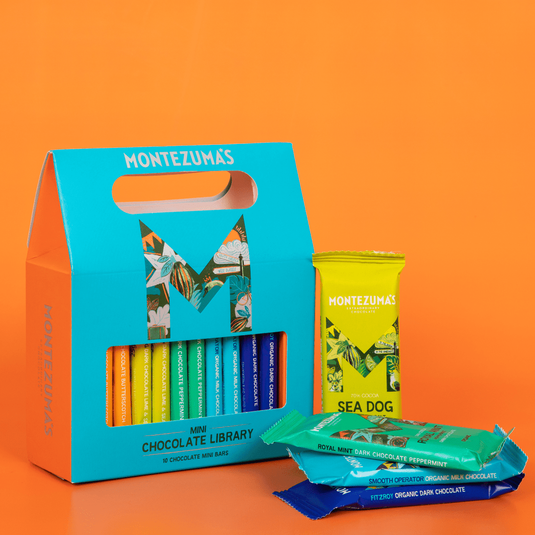 Mini Chocolate Bars: Snack Size Pick Me Up Chocolate Bars – Montezuma's ...