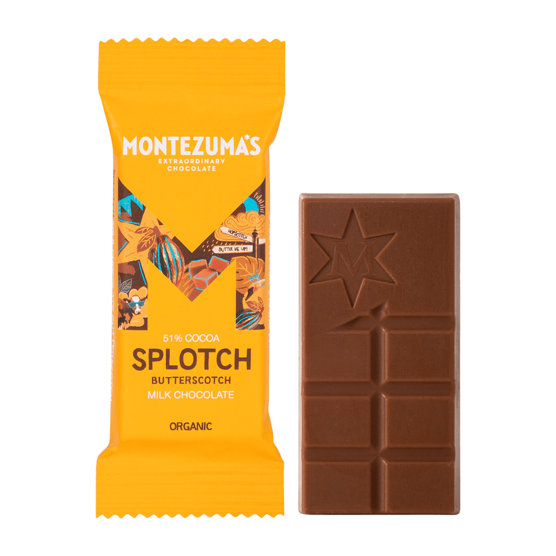Splotch - 54 Milk Chocolate with Butterscotch – Montezuma's Chocolate